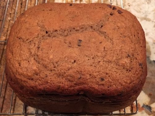 Bread Machine Chocolate Chip Banana Bread - Bread Dad