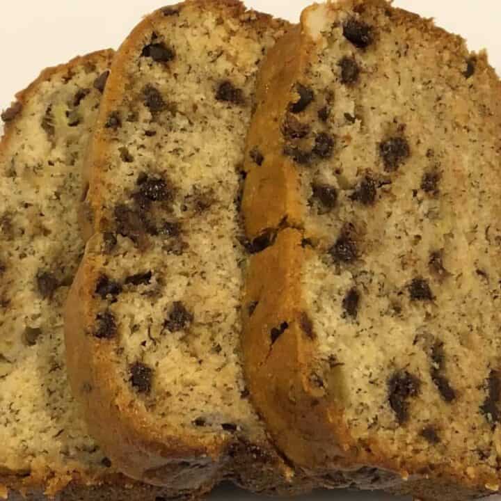 Vegan Chocolate Chip Banana Bread - Bread Dad