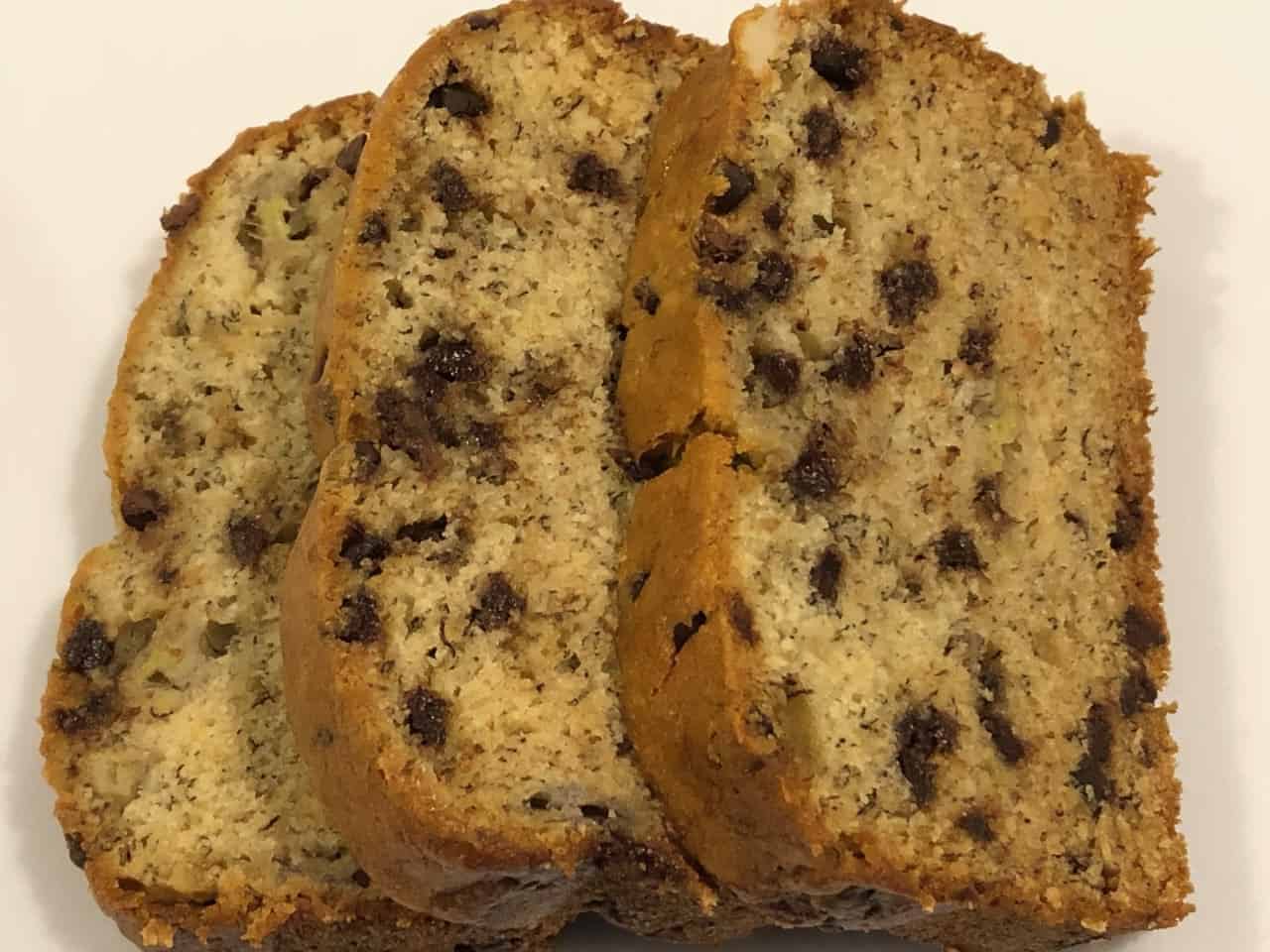 Vegan Chocolate Chip Banana Bread - Bread Dad