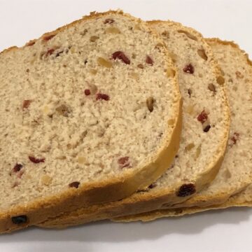 Bread Machine Cranberry Walnut Bread + Recipe Video - Bread Dad