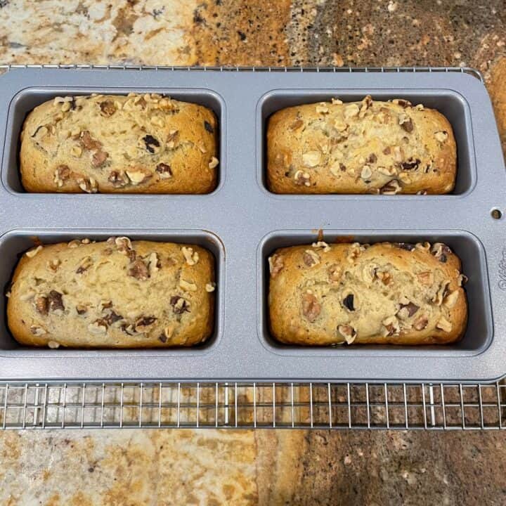 Mini Banana Nut Bread (Small Loaf) - Bread Dad
