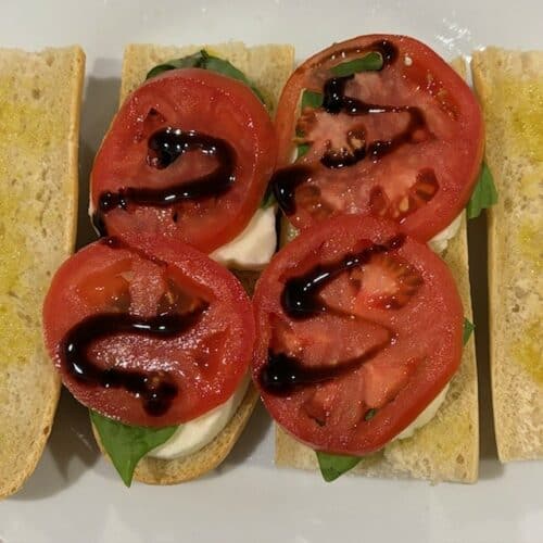 Caprese Panini Recipe - Mozzarella, Tomatoes & Basil - Bread Dad