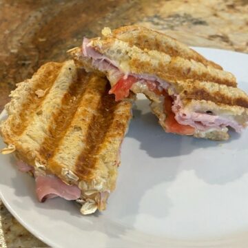 Ham & Cheese Panini Sandwich Recipe - Bread Dad