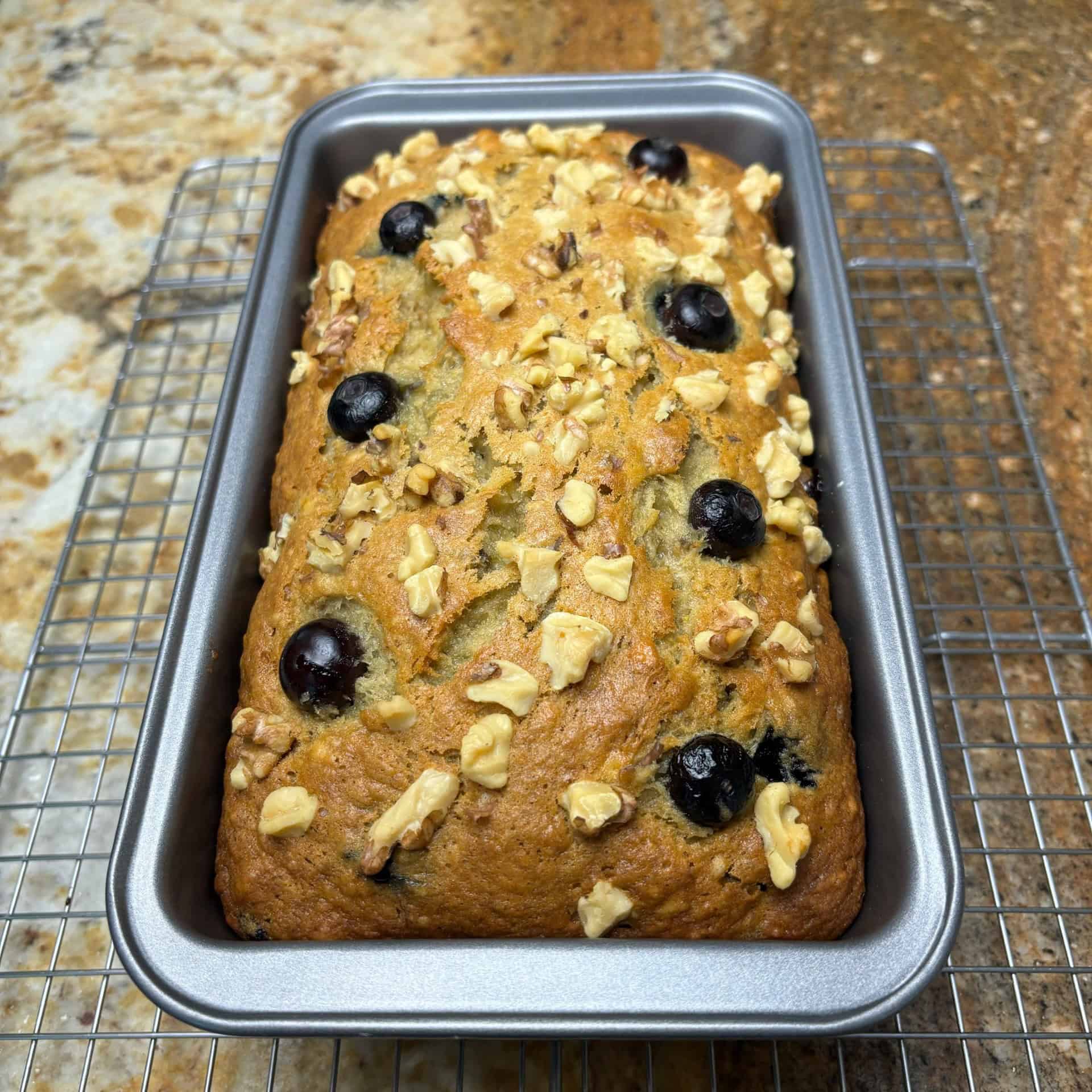 Blueberry Banana Nut Bread - Bread Dad