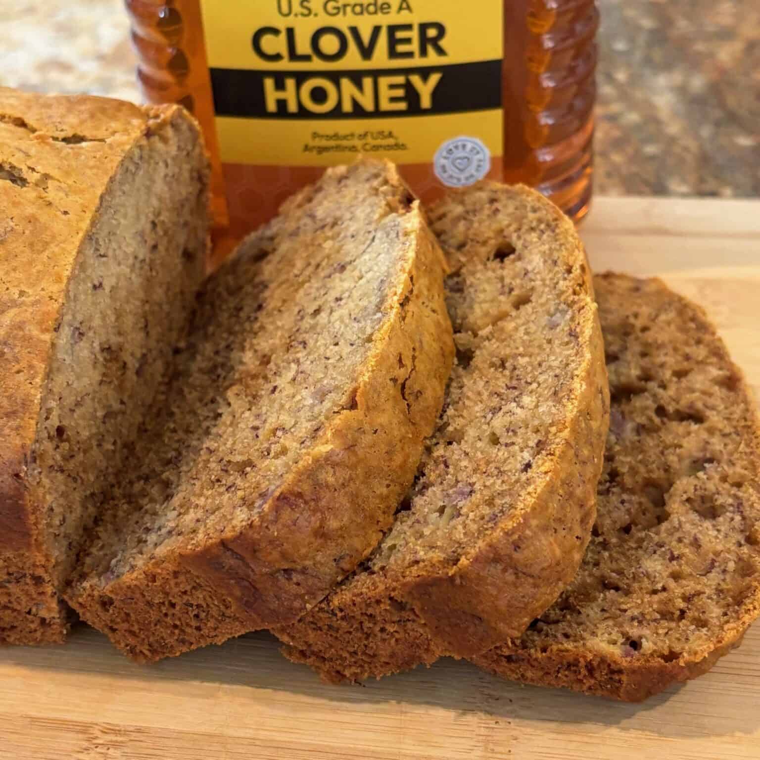 Honey Banana Bread - Naturally Sweetened - Bread Dad