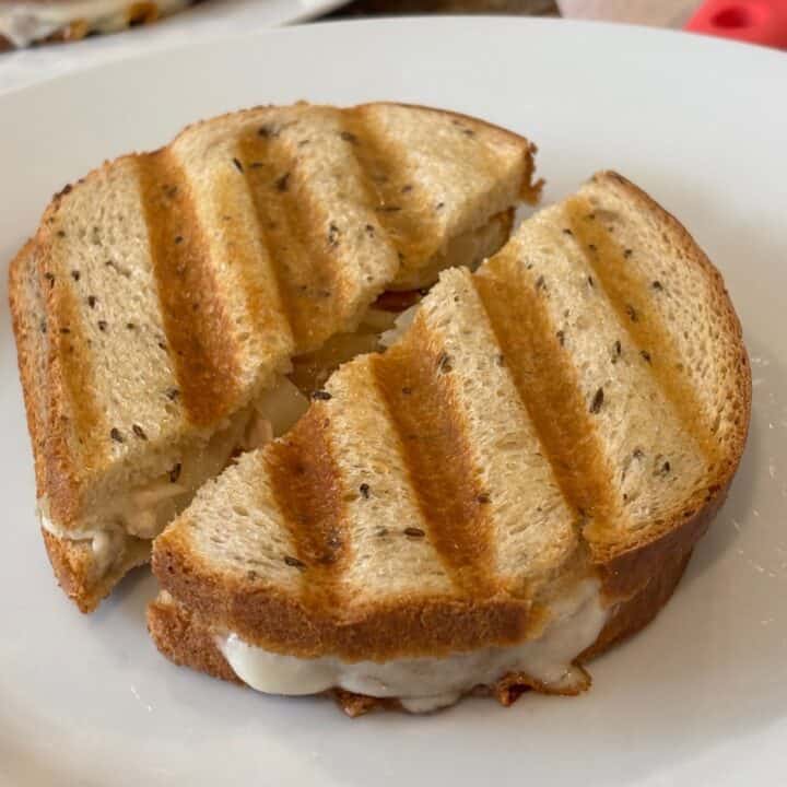 Chicken Panini with Fresh Mozzarella & Sauteed Onions - Bread Dad